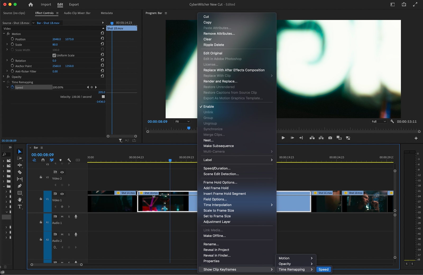 How To Create Speed Ramp In Premiere Pro