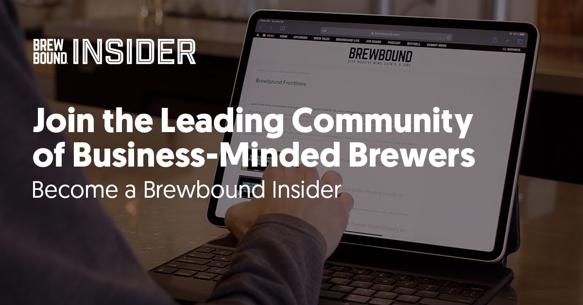 Become a Brewbound Insider