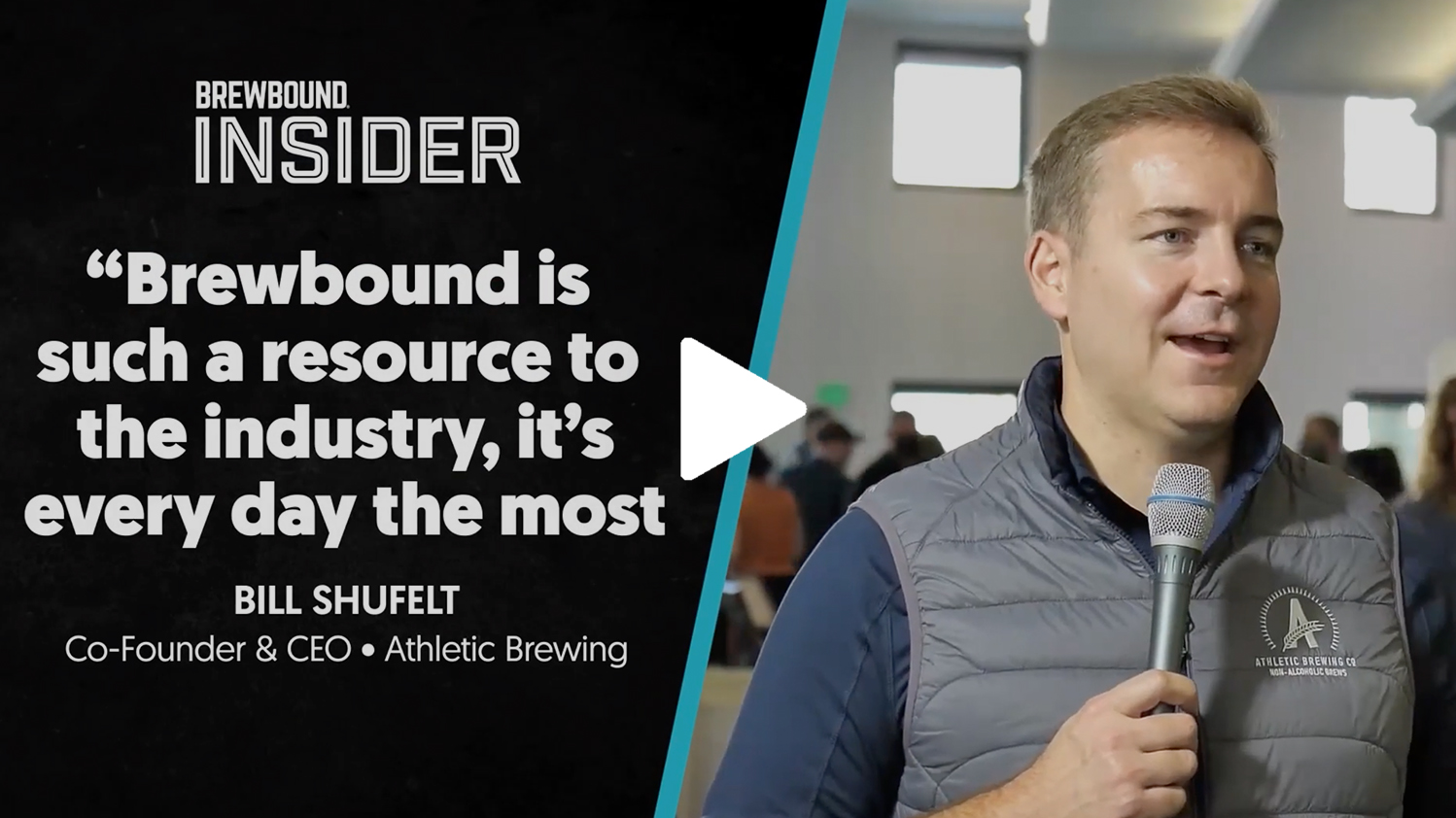 Bill Shufelt, Co-Founder & CEO of Athletic Brewing, is a Brewbound Insider