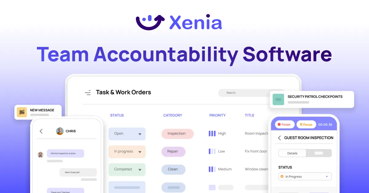 Team Operations Accountability Software | Try Xenia Today