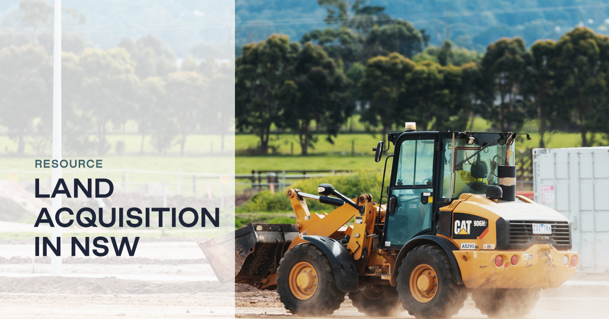 Compulsory land acquisition in NSW | Bower Wood