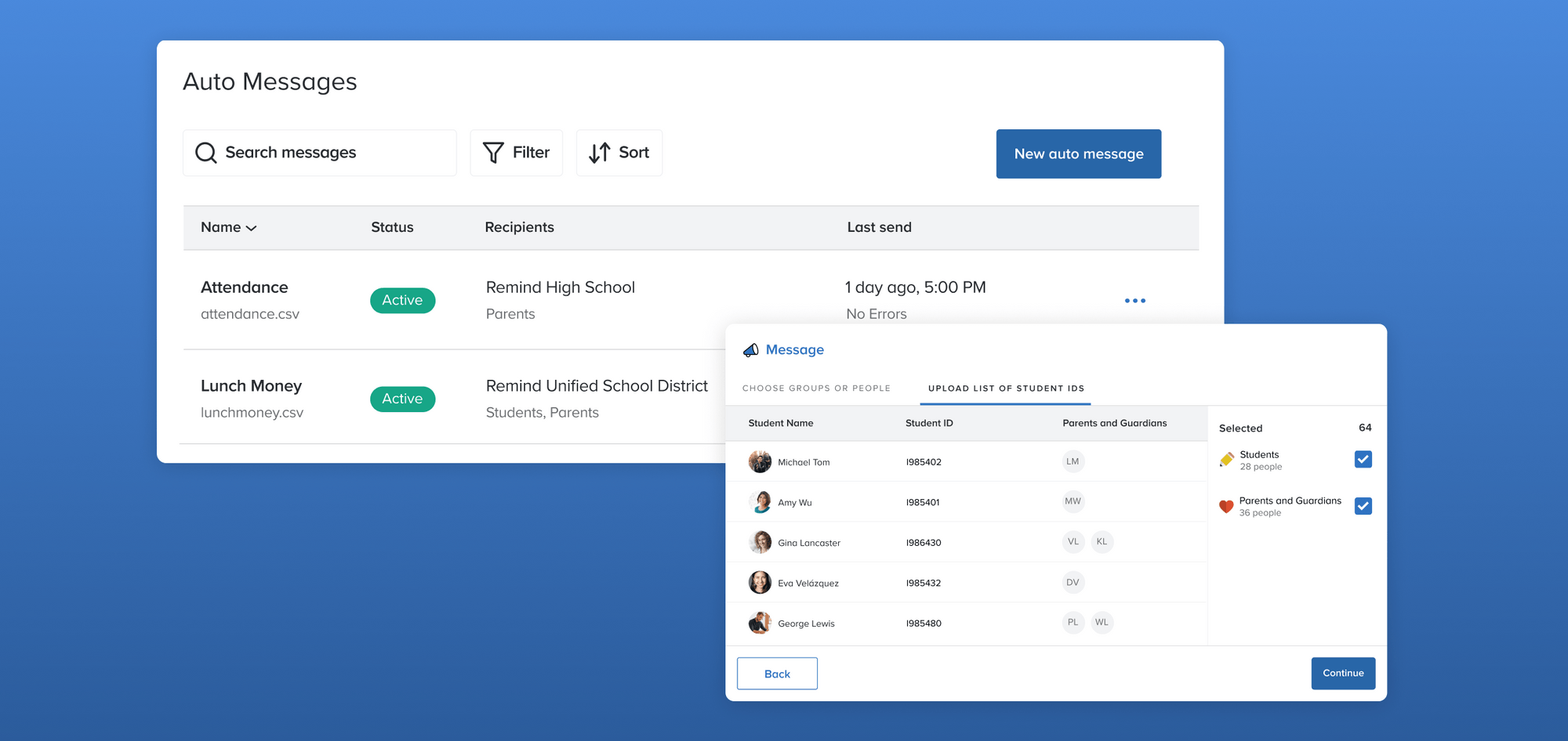 Take charge of how you manage communication with advanced messaging on Remind | Remind