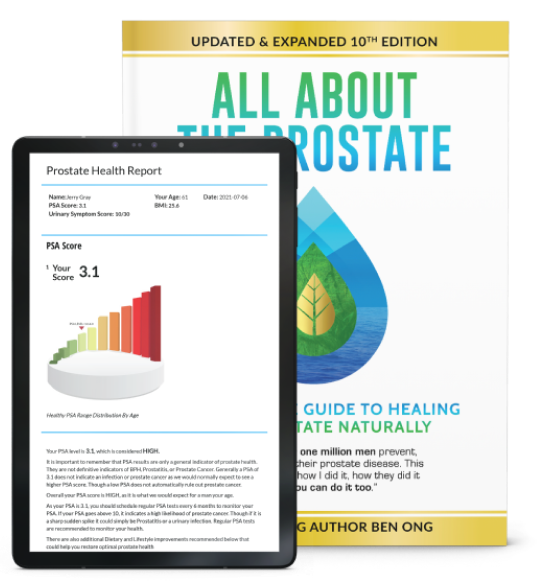 All About the Prostate Health Book by Ben Ong | Shrink Prostate Naturally