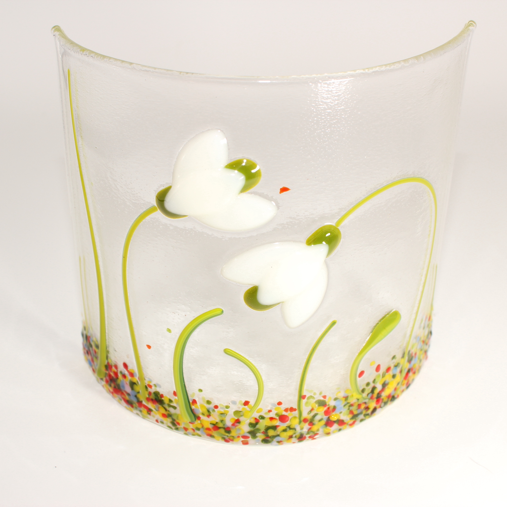 Snowdrops Candle Screen