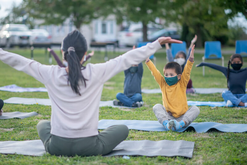Summer Outdoor Yoga | Little Yogis Academy