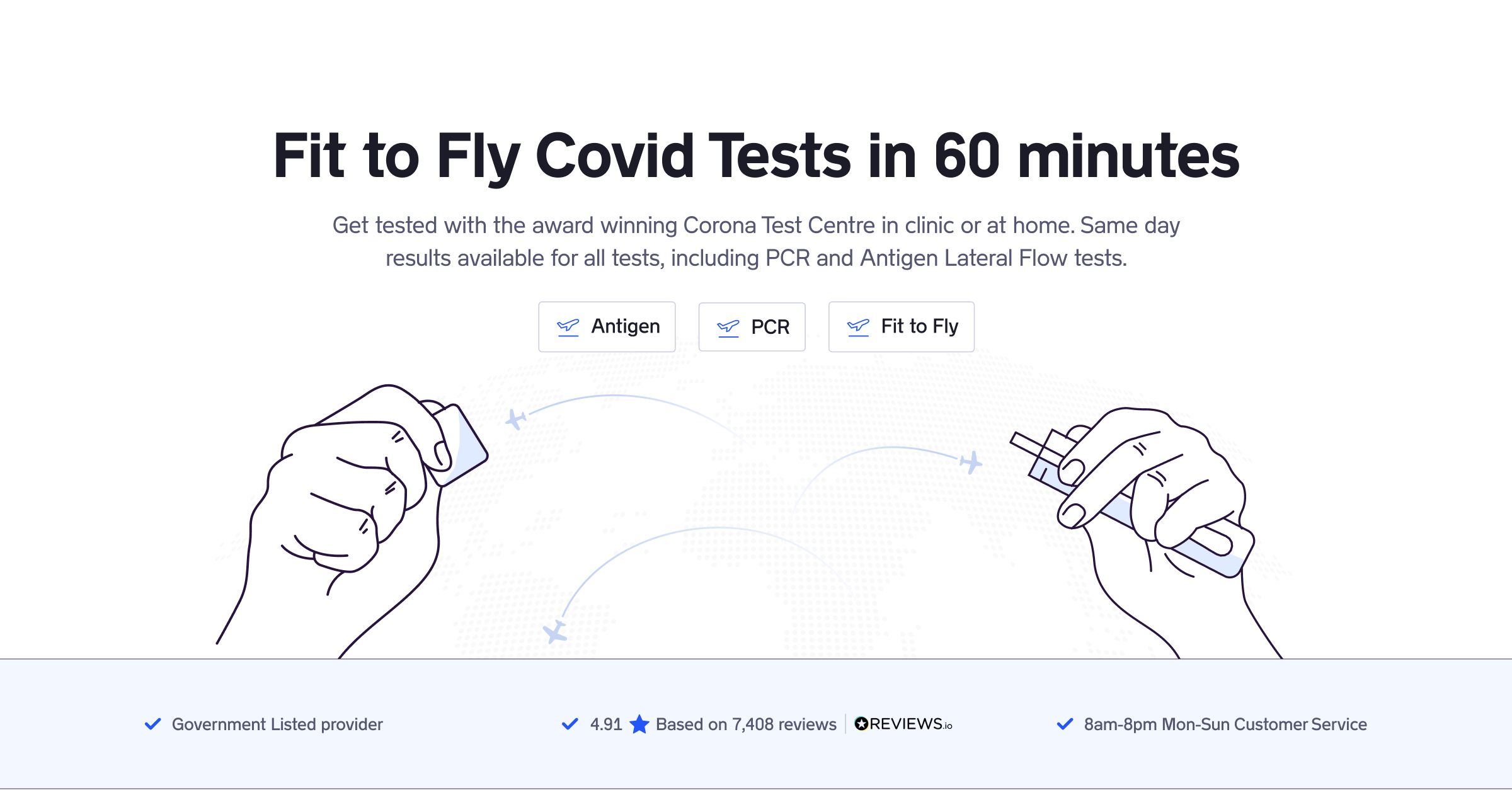 Fit to Fly Covid-19 Travel Testing - PCR & Antigen Lateral Flow ...
