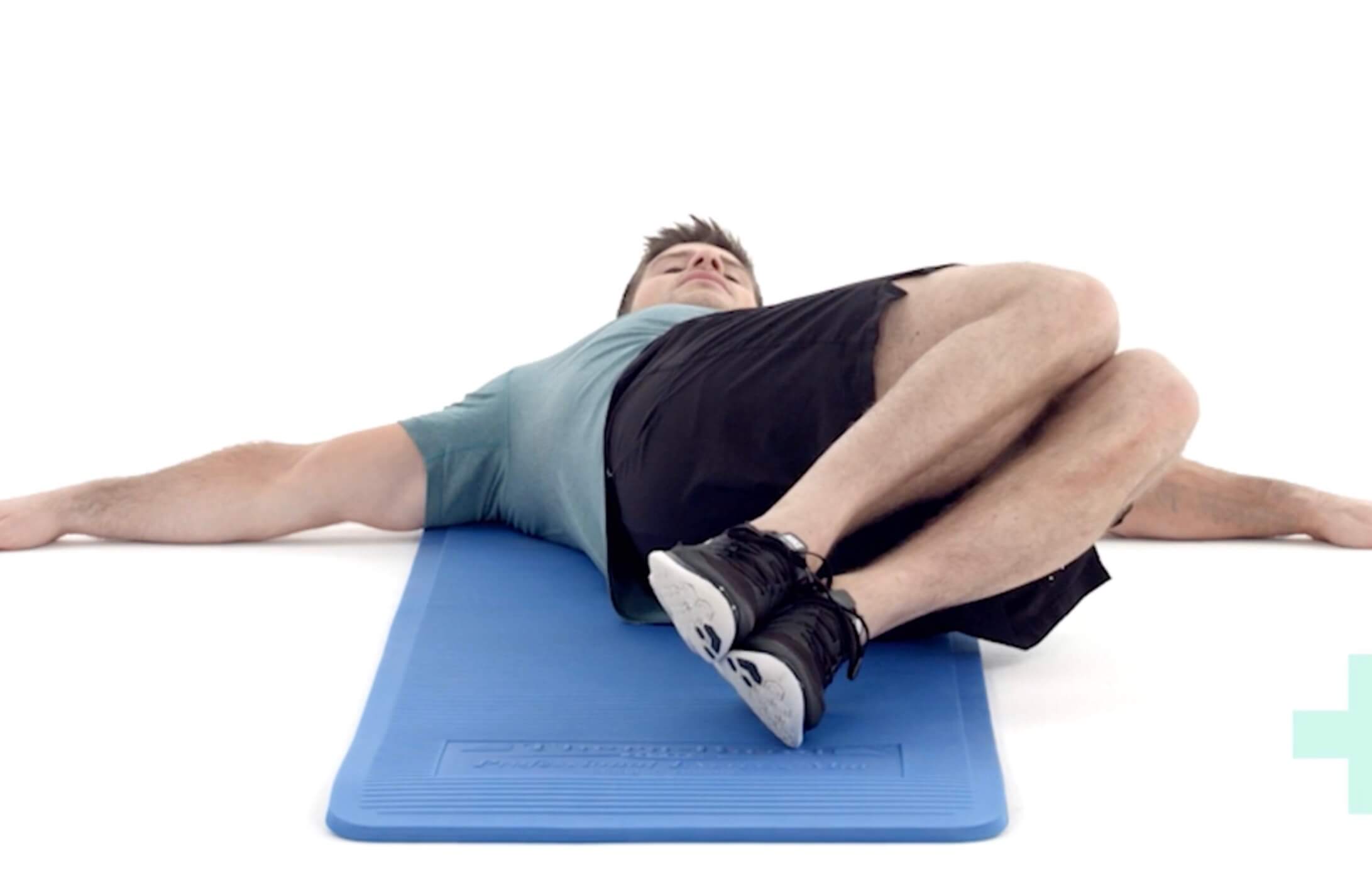 How to perform the Bent leg body twist - Physitrack