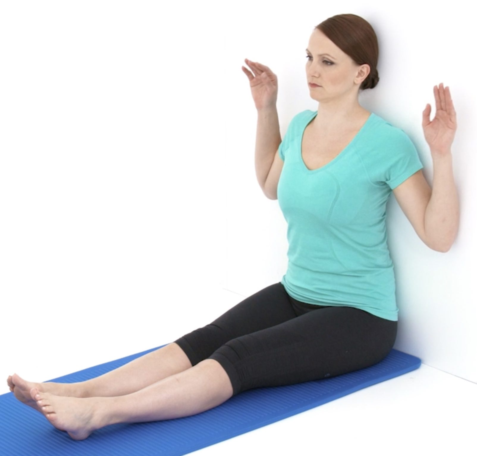 Como executar o exercício do "anjo na parede" – Physitrack