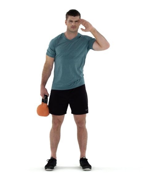 How to perform the Kettlebell Side Bend - Physitrack