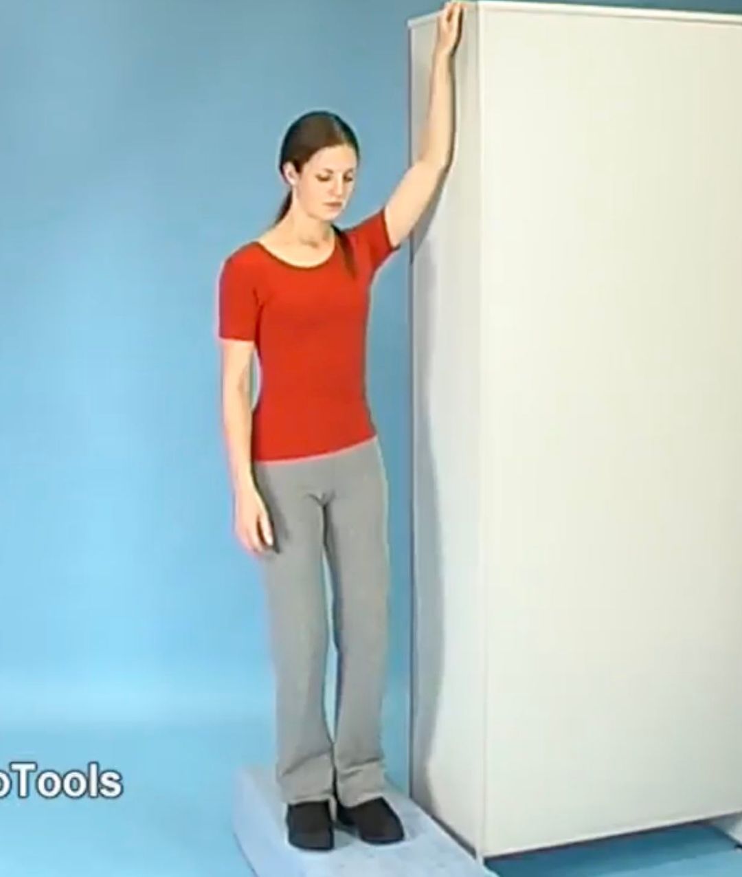 How to perform the Door Stretch Shoulder - Physitrack