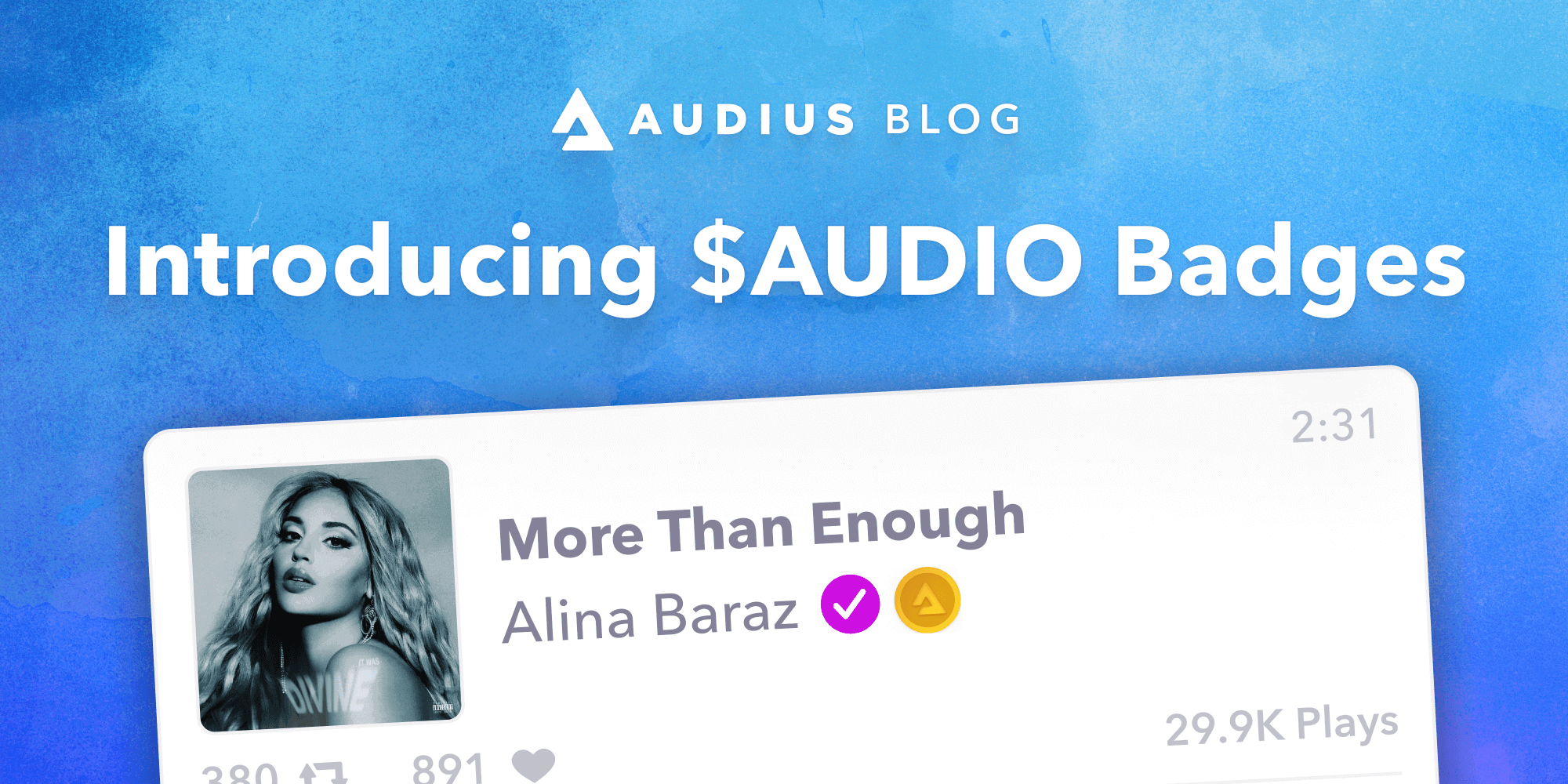 Introducing $AUDIO Badges | Audius Blog