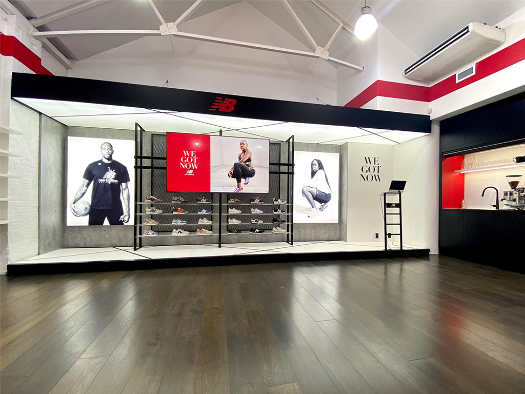 Showroom Fitout - New Balance | Clever