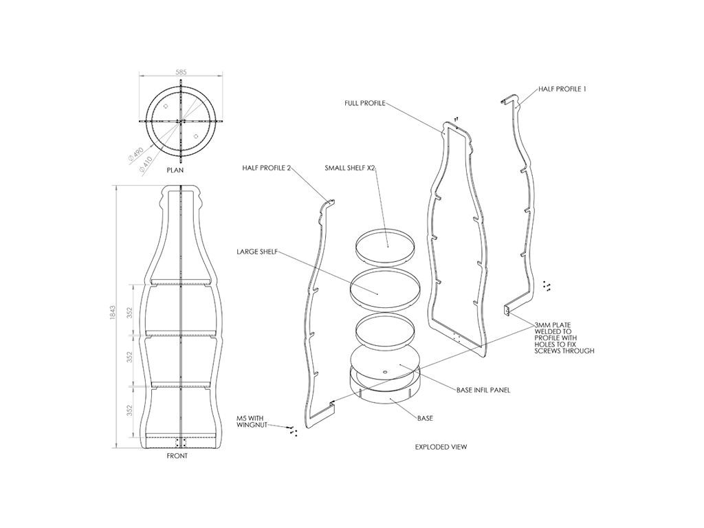 Contour Display - Coca Cola | Clever