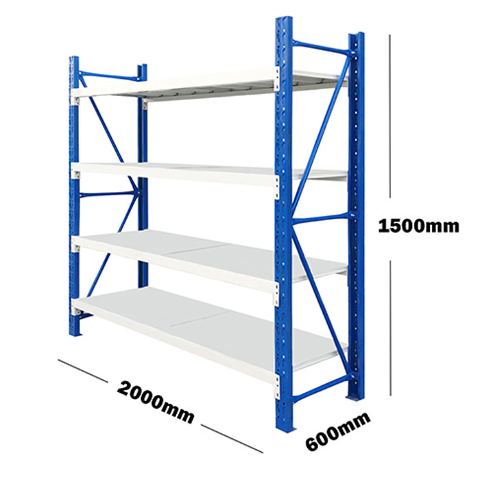 2M(L) x 1.5M(H) x 0.6M(D) Shelves Racking Metal Steel 2015BG - Skyteck ...