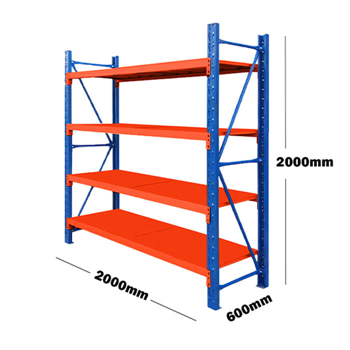 2M Shelves Racking Metal Steel 2020BO