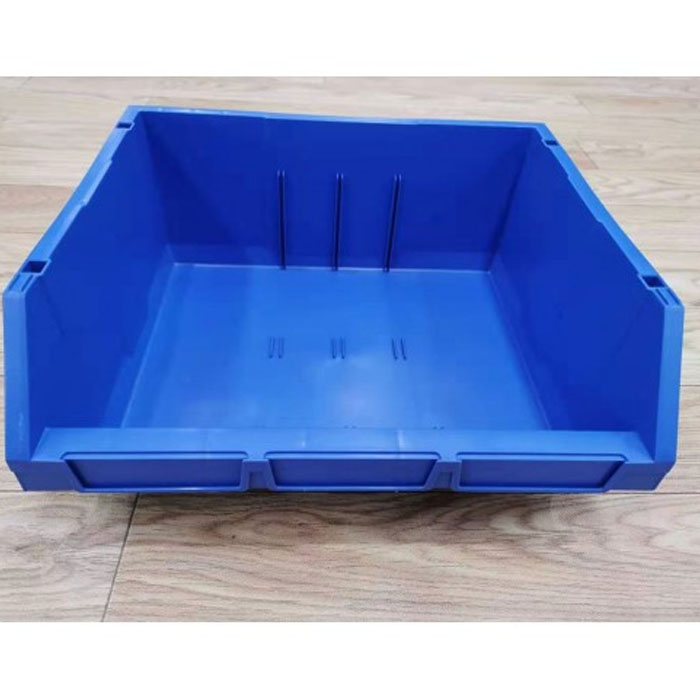 Blue Plastic Stackable Storage Bin PK010