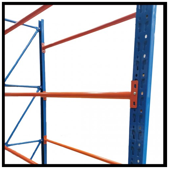 Heavy Duty Tyre Rack 2M x 2.4M Blue & Orange - Skyteck Online