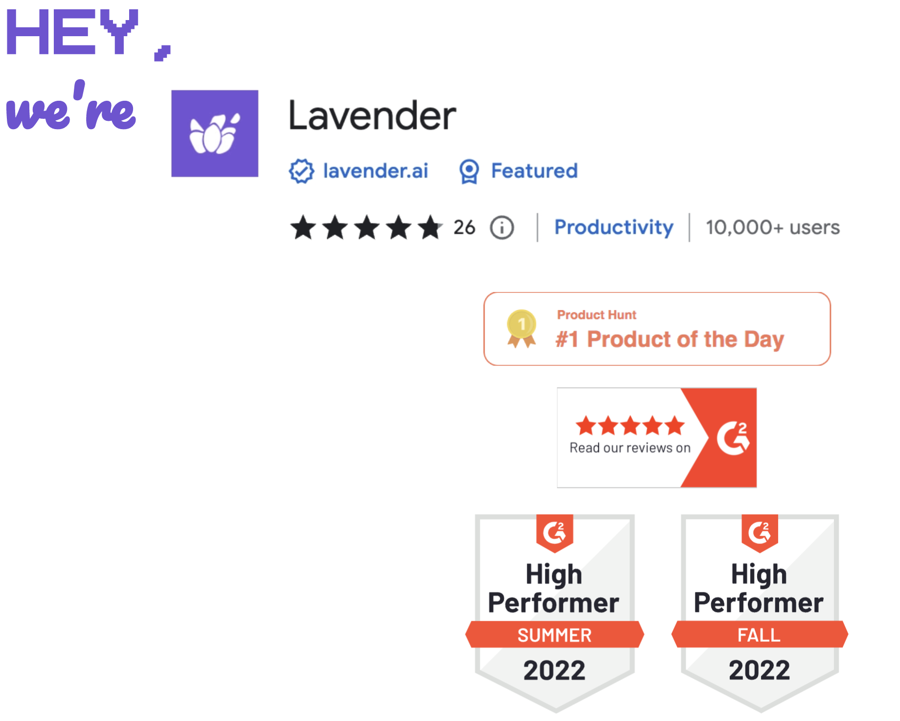 Lavender - The #1 Sales Email Assistant