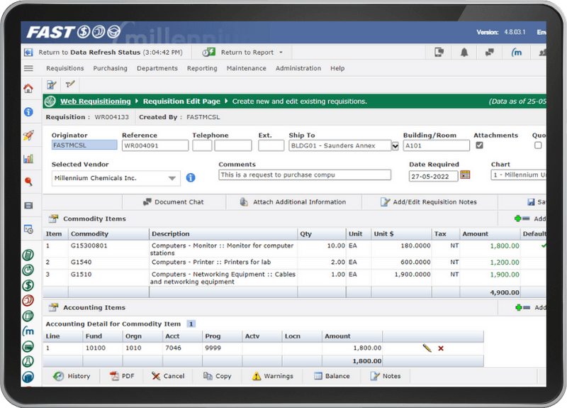 Millennium Software | FAST Financial Reporting Platform