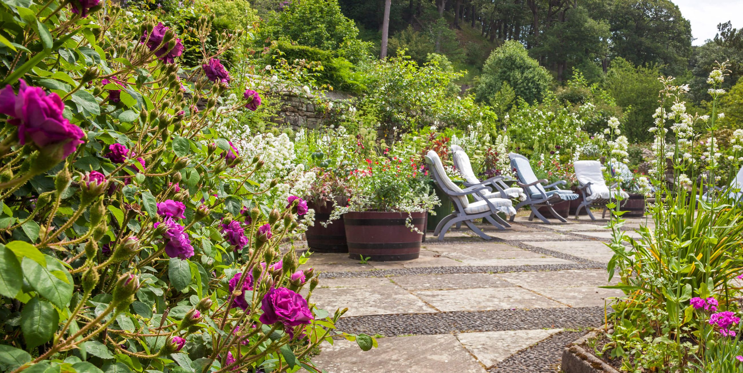 Gresgarth Hall | House Terraces & Borders