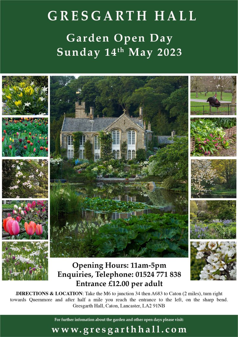 Gresgarth Hall | Gresgarth Hall Garden Open Day