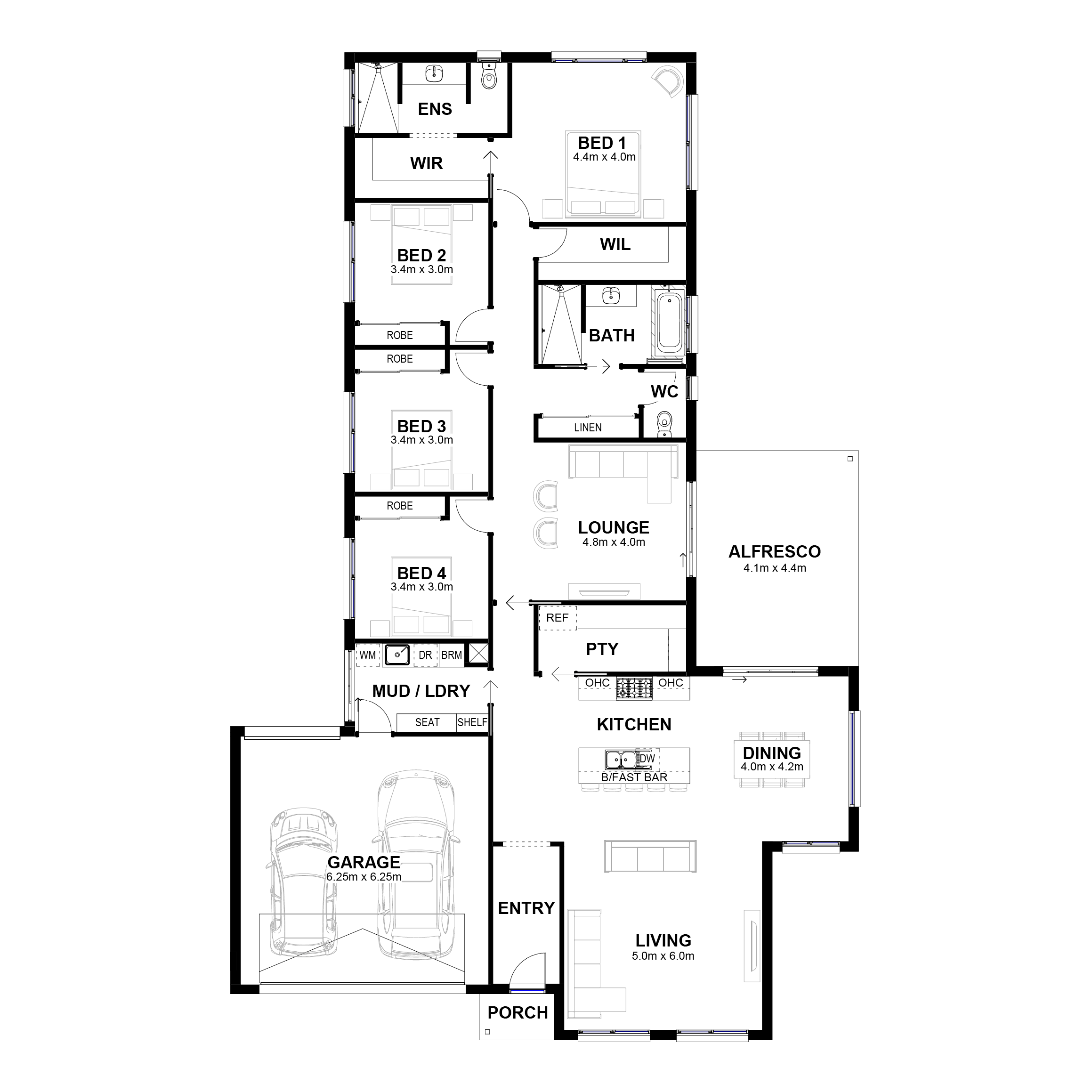 The Darling Home Design | Lane Housing Co