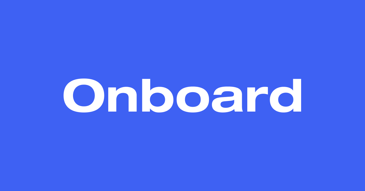 Onboard - Customer Onboarding Software for Success Teams