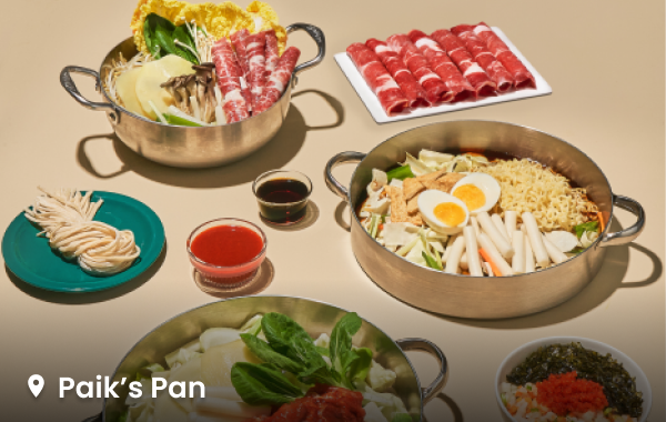 Hot pot + Korean food = Paik’s Pan 🍲