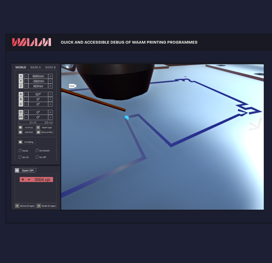WAAMPlanner - Effortless Metal 3D Printing | WAAM3D