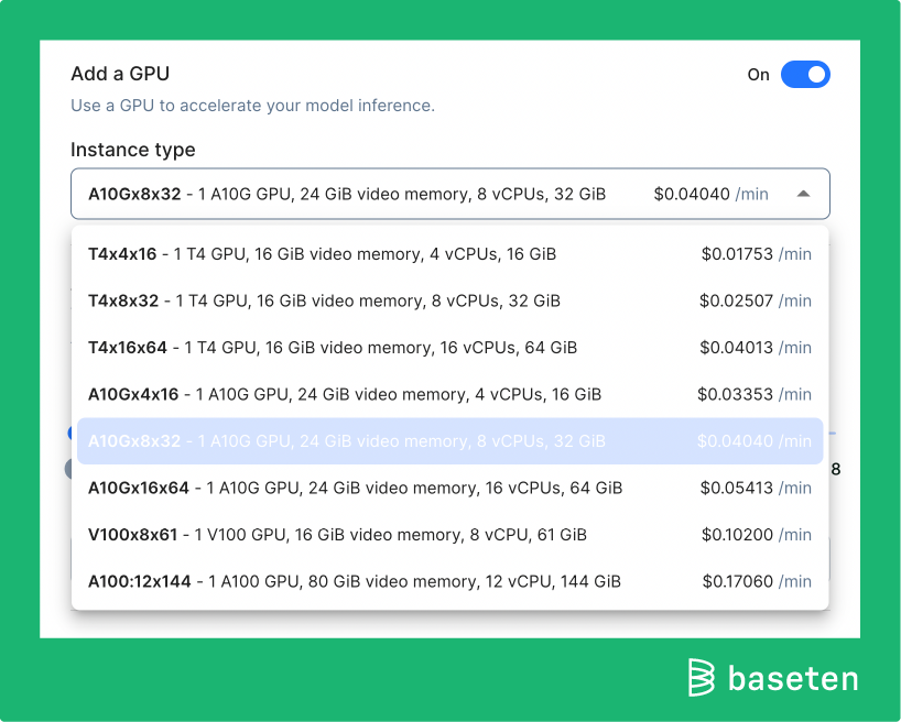 Model autoscaling features on Baseten | Baseten