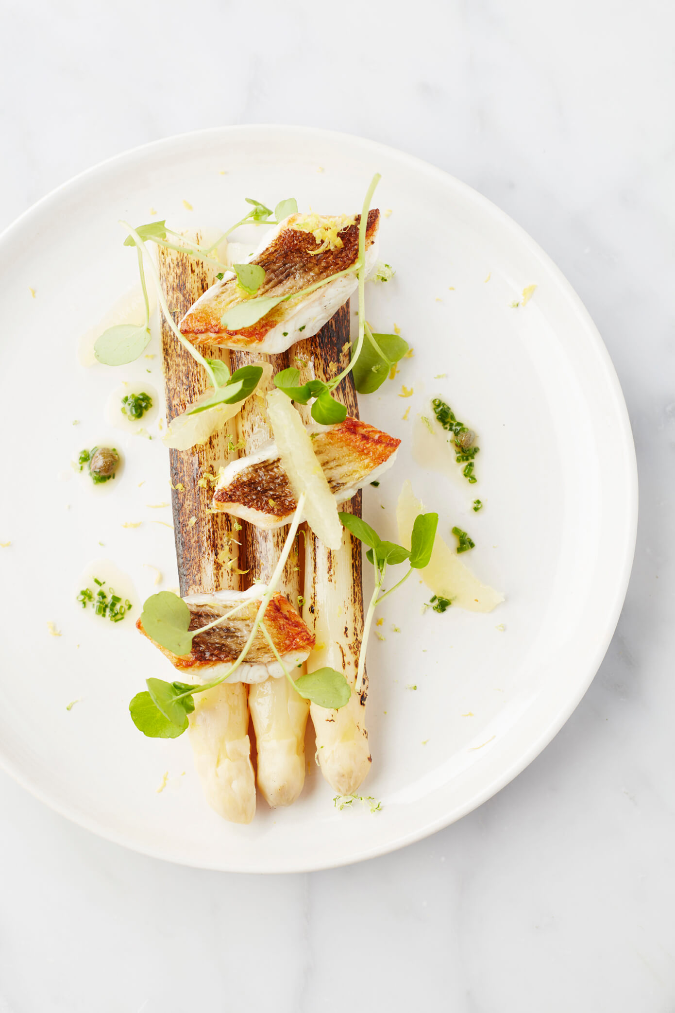 Pieterman Met Gebrande Asperge NorthSeaChefs