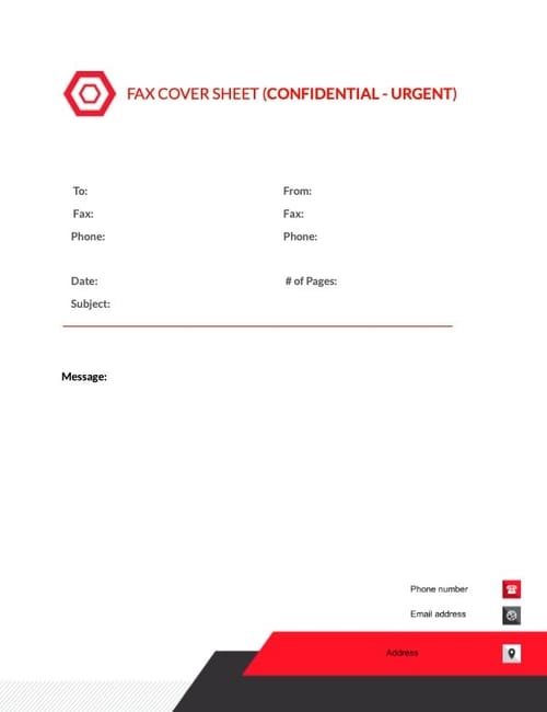 Printable Fax Cover Sheet Templates - FAX.PLUS