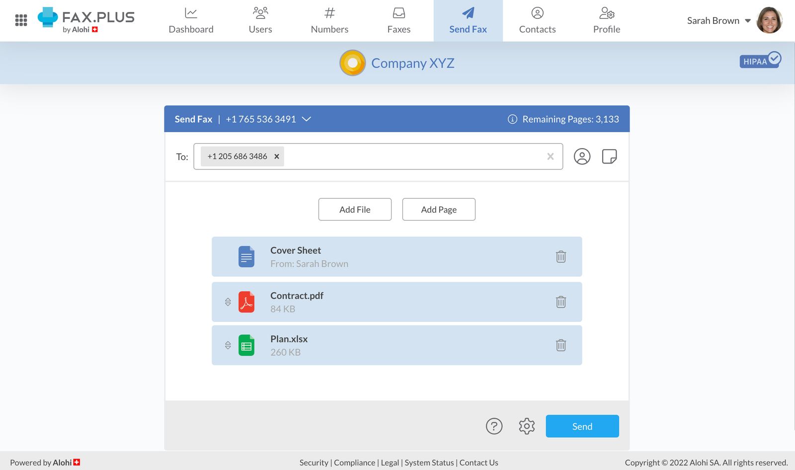 Secure & Compliant Online Fax Service for Enterprises - FAX.PLUS