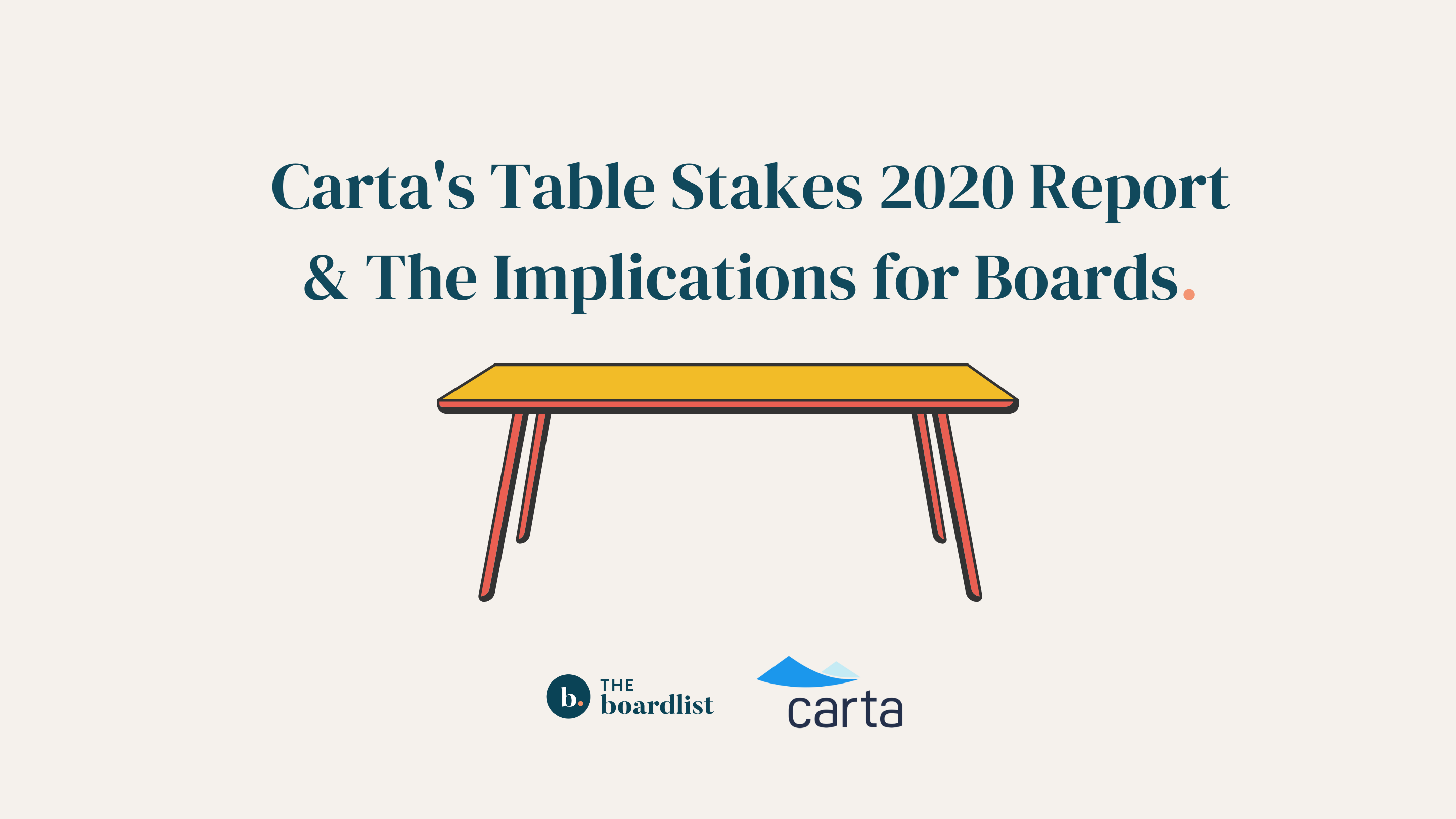 Carta's Table Stakes 2020 | theBoardlist