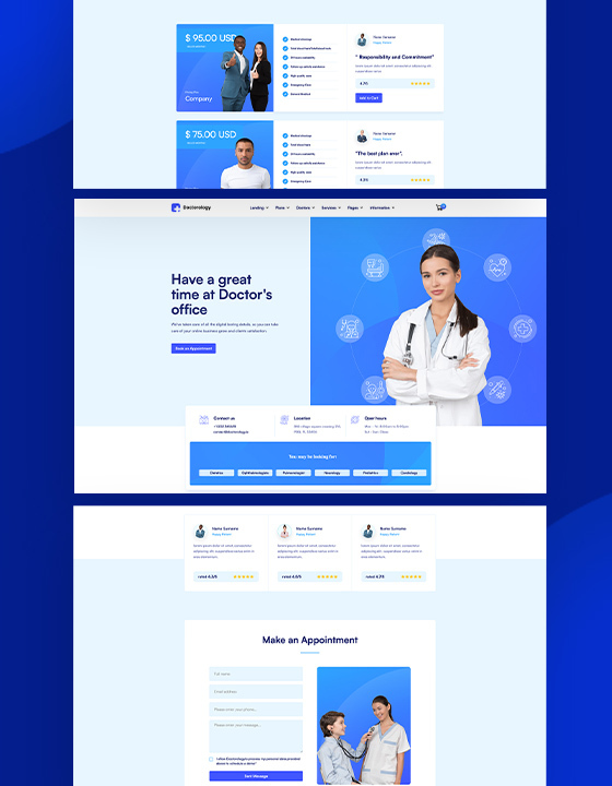 Doctorology - Doctor Website Template
