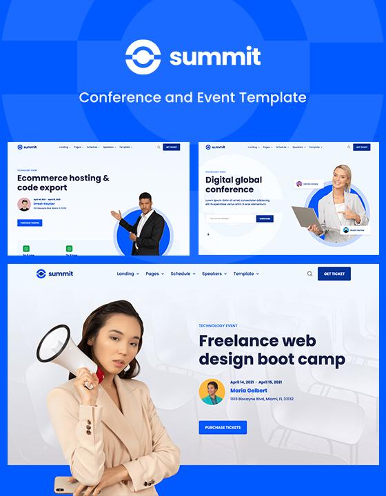 Summit - Conference Website Template