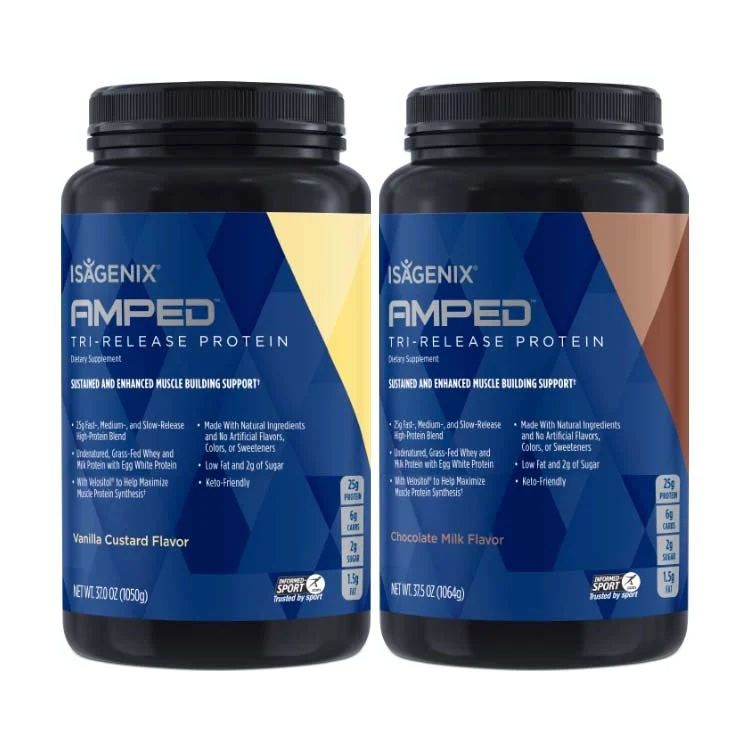 Isagenix Amped Tri-Release Protein | Body Science by Nick Recommended ...