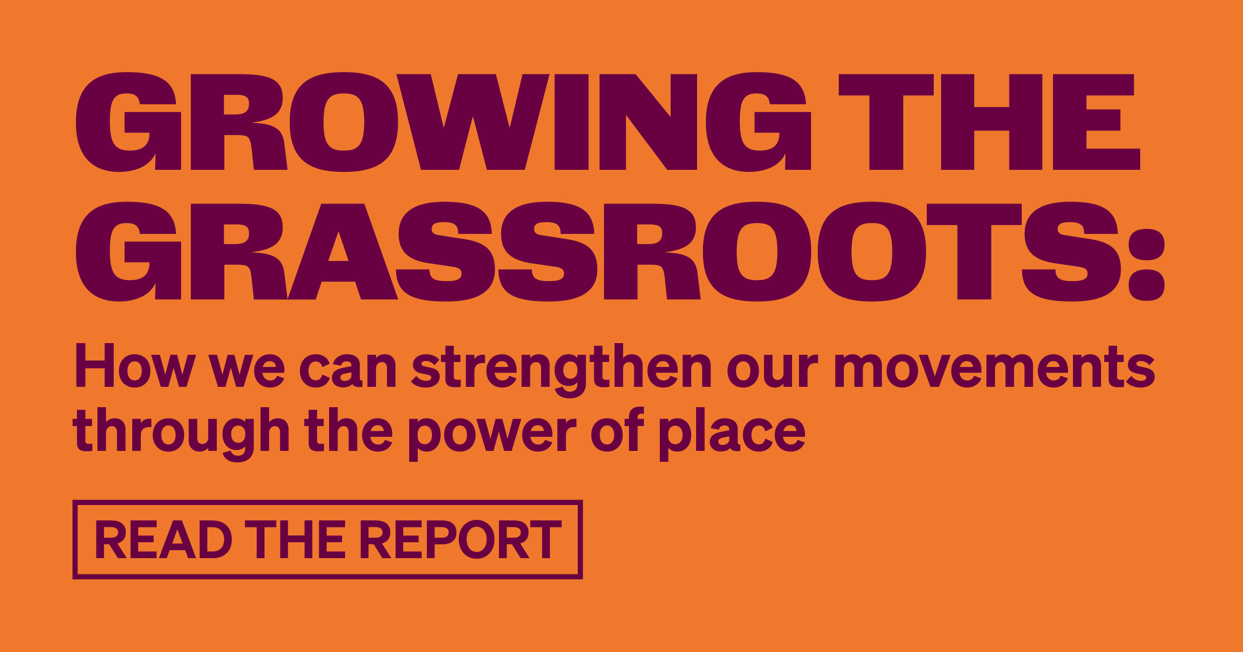 Executive Summary | Growing the Grassroots: how we can strengthen our ...