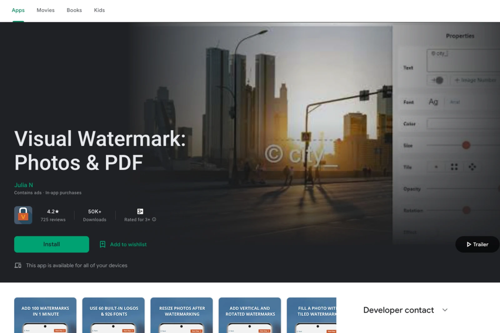 Add Digital Watermarks to Photos and Other files