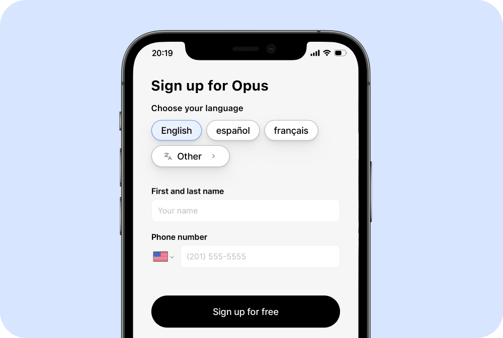 Try a training course | Opus