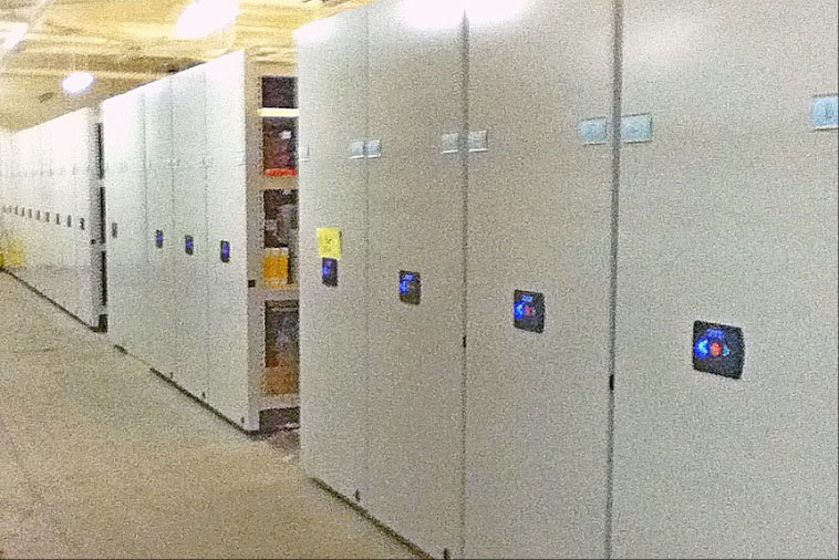 Mobile Industrial Shelving - Warehouse & Distribution Centers