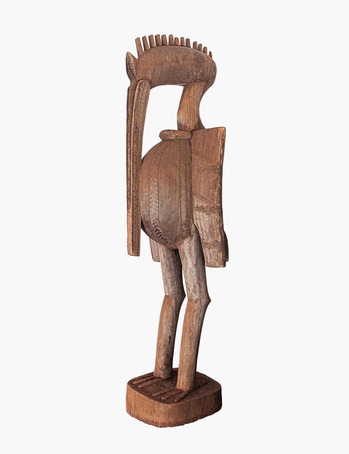 Grande statue Calao Senoufo | Gondwana African Art
