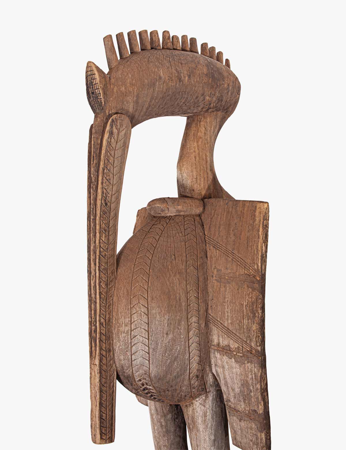 Grande statue Calao Senoufo | Gondwana African Art