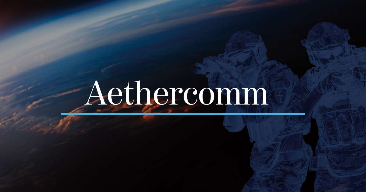 Aethercomm Website Development, Brand Video Development