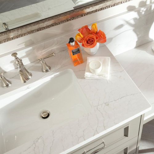 Calacatta Arezzo Quartz | Countertop by MSI Surfaces