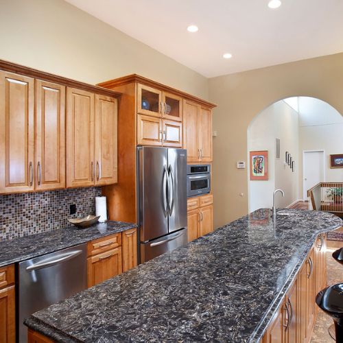 Almond Roca Quartz | Countertop by MSI Surfaces