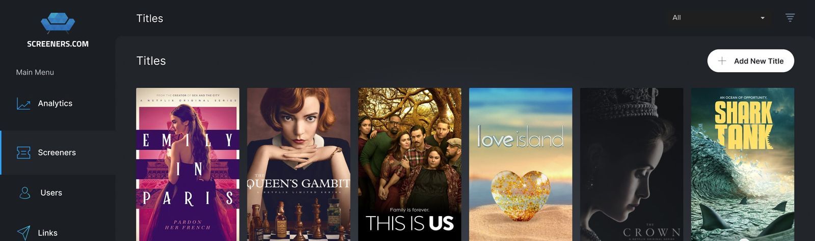 Screeners.com | Your Secure Virtual Screening Room