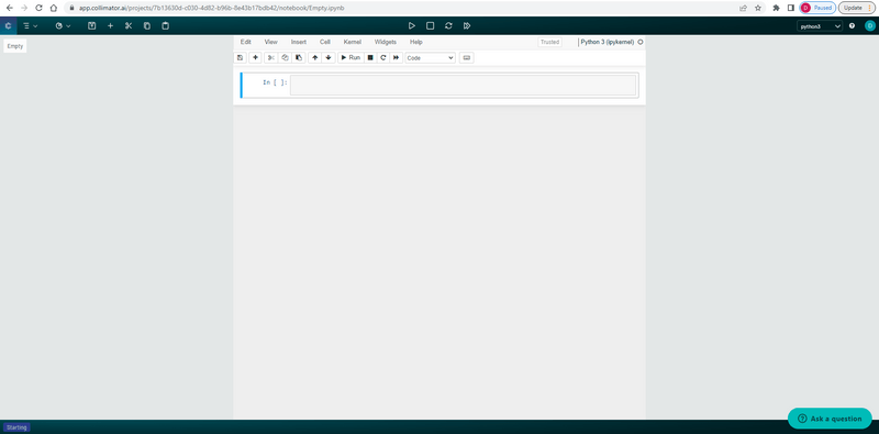 Using the Python Notebook | Collimator