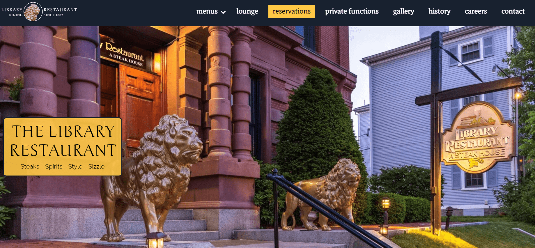 Best Steak House In Portsmouth NH | Library Restaurant
