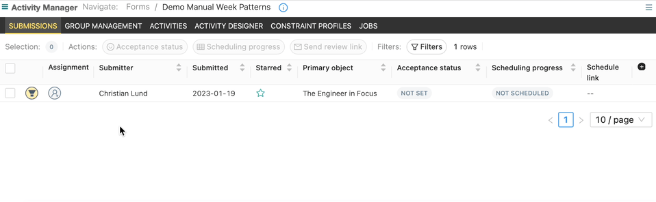 Manually Schedule Recurring Activities | TE Academy
